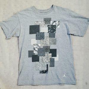 Nike | Shirts | Nike Michael Jordan Mens Medium Gray Tshirt | Poshmark